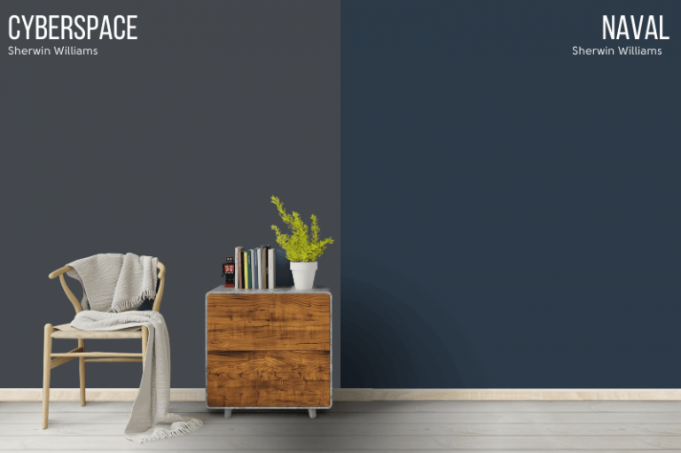 Sherwin Williams Cyberspace (The Moodiest Charcoal Blue!) SW 7076 - Mod ...
