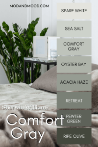 Sherwin Williams Comfort Gray is a Cool but Cozy Neutral - Mod & Mood