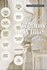 All White Paint Colors - Mod & Mood