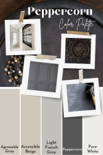 Sherwin Williams Peppercorn Shouldn't Even Have an Undertone (But it ...