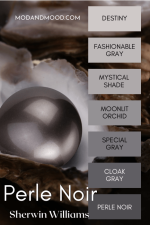 Is Sherwin Williams Perle Noir the Most Useable Purple? (See it in Real ...