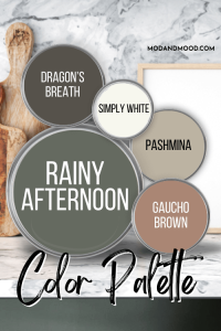 8 Stunning Coordinating Colors for Benjamin Moore Rainy Afternoon - Mod ...