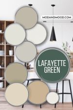 8 Coordinating Colors to Use with Benjamin Moore Lafayette Green (Their ...