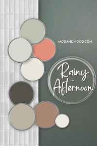 8 Stunning Coordinating Colors for Benjamin Moore Rainy Afternoon - Mod ...