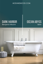 Dupes and Alternatives for Benjamin Moore Dark Harbor (From Sherwin ...